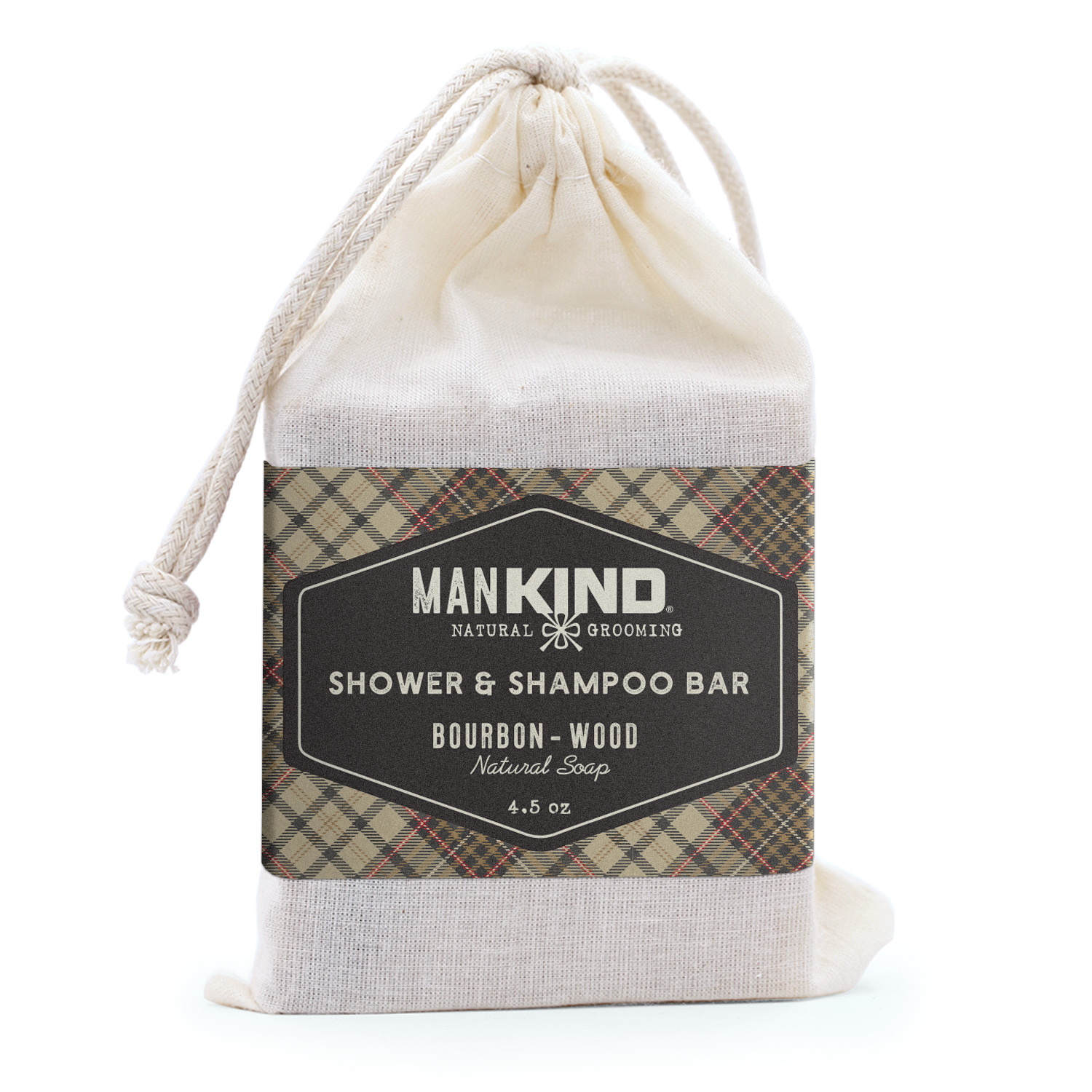 manKIND Bourbon-Wood Shower & Shampoo Bar Soap – KIND apothecary
