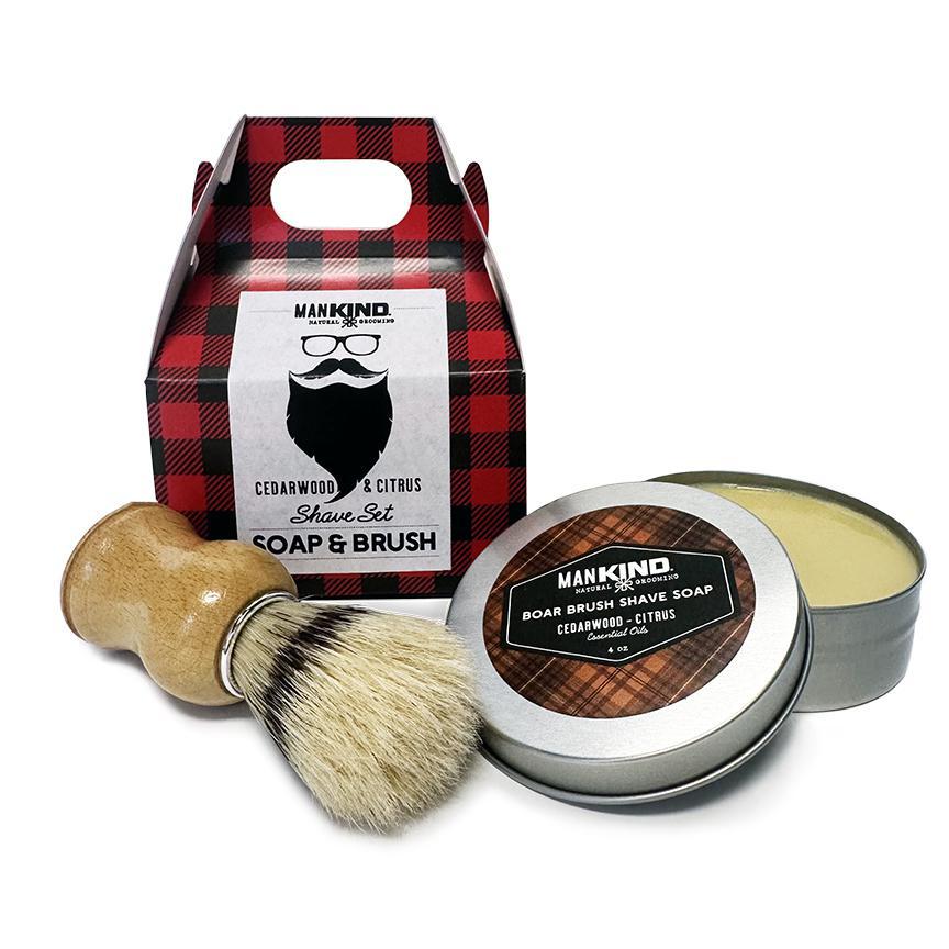 manKIND Shave Soap & Brush Gift Set – KIND apothecary
